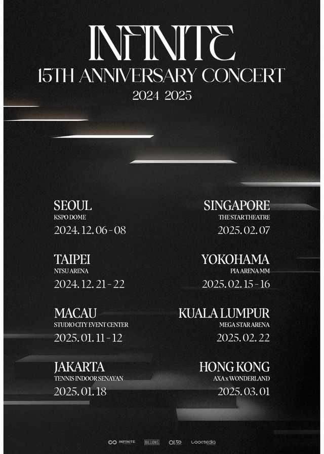 2024 - 2025 INFINITE 15TH ANNIVERSARY CONCERT IN SINGAPORE｜The Star Theatre | The Star ...