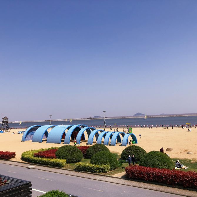 LET’S GO TO JINSHAN CITY BEACH 🏖 : SHANGHAI | Trip.com Shanghai Travelogues