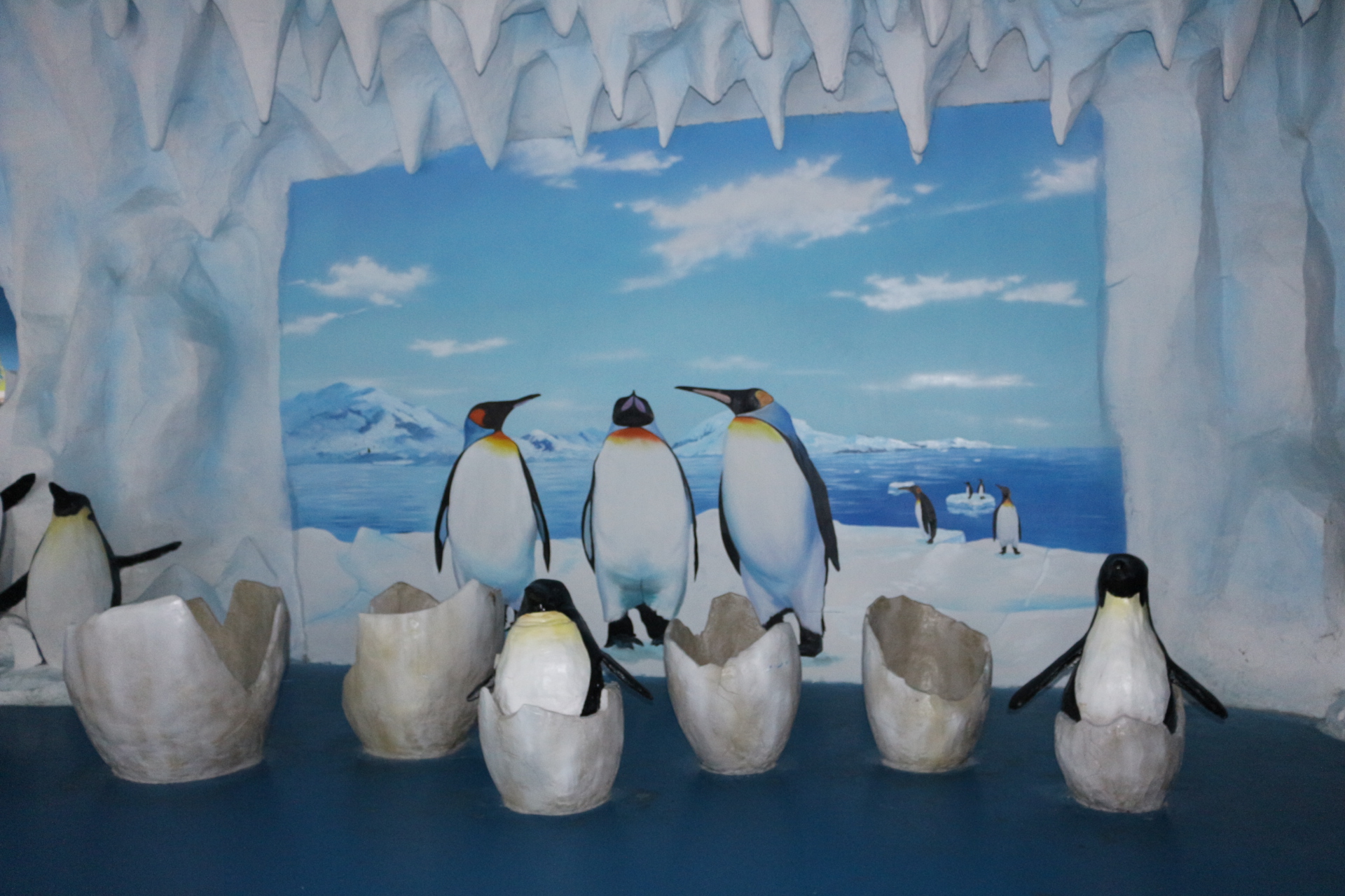 Emperor Penguin Habitat Diorama