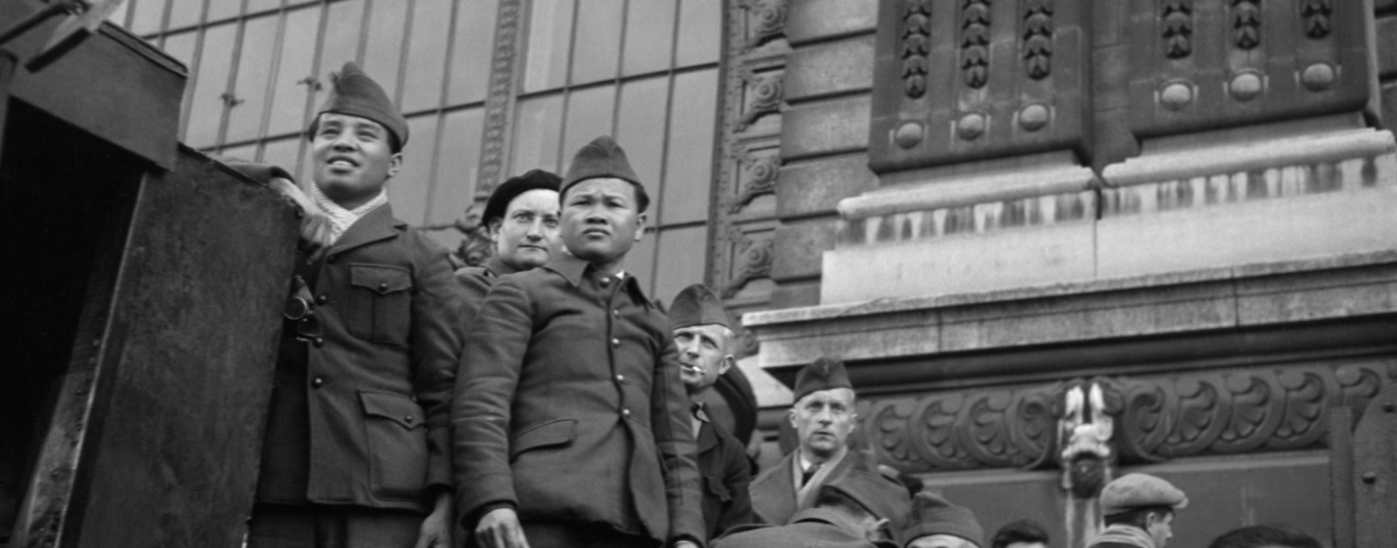 Gare d’Orsay in spring 1945 Scene of the return of the rapatriates ...