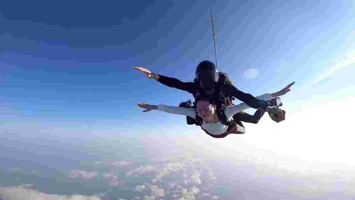 4,000-meter skydiving at Shenzhou Peninsula in Wanning, Hainan [USPA ...