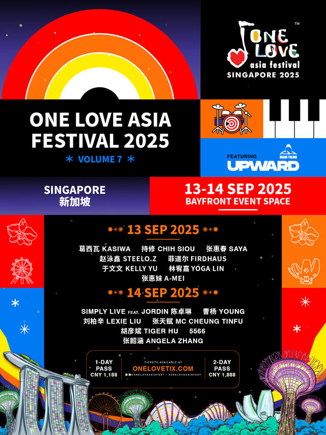 Singapore | ONE LOVE ASIA FESTIVAL SINGAPORE 2025 | Bayfront Event ...
