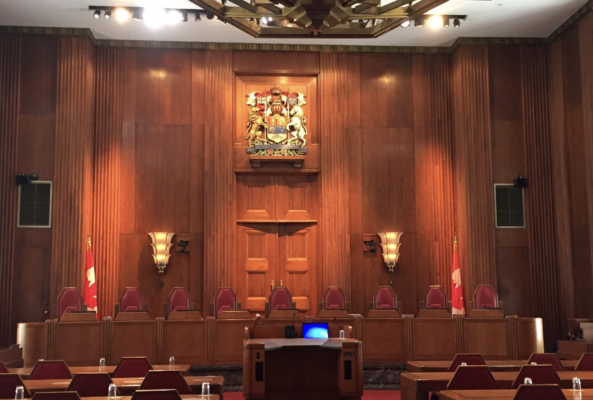 Canadian Courtroom Background