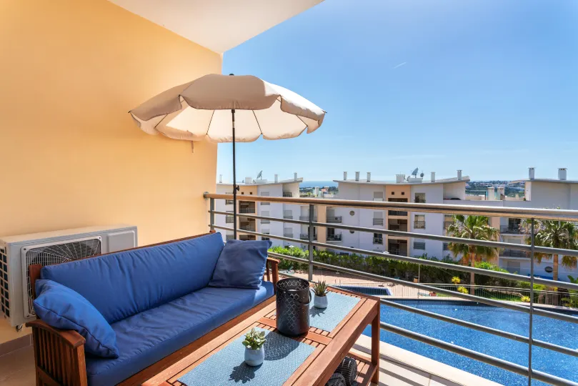 Ocean View Apartment with Panoramic Terrace, 2 Swimming Pools & Tennis ...