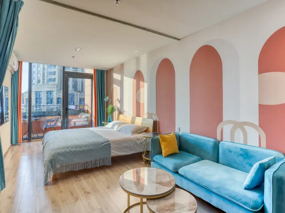 Qingdao Blue Shore Seaview Balcony Loft Family Suite Homestay - Qingdao