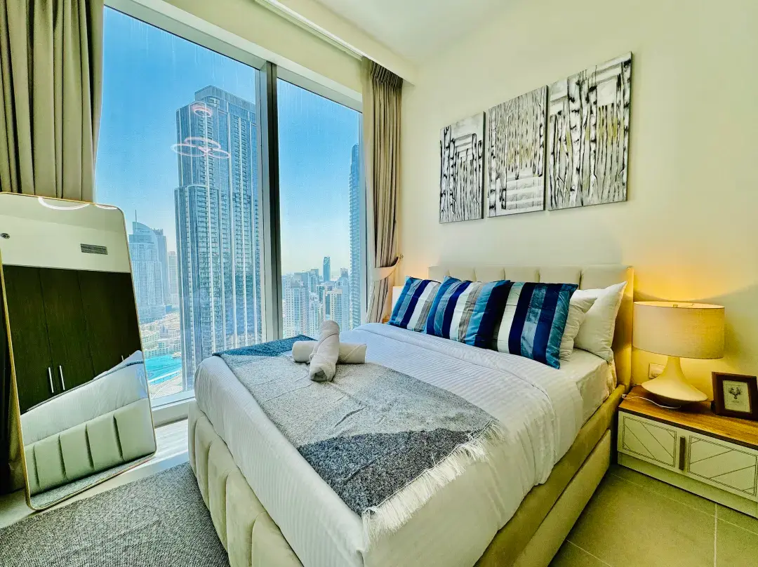 Luxe 3br, Forte 1, Burj Khalifa View, High Floor -
