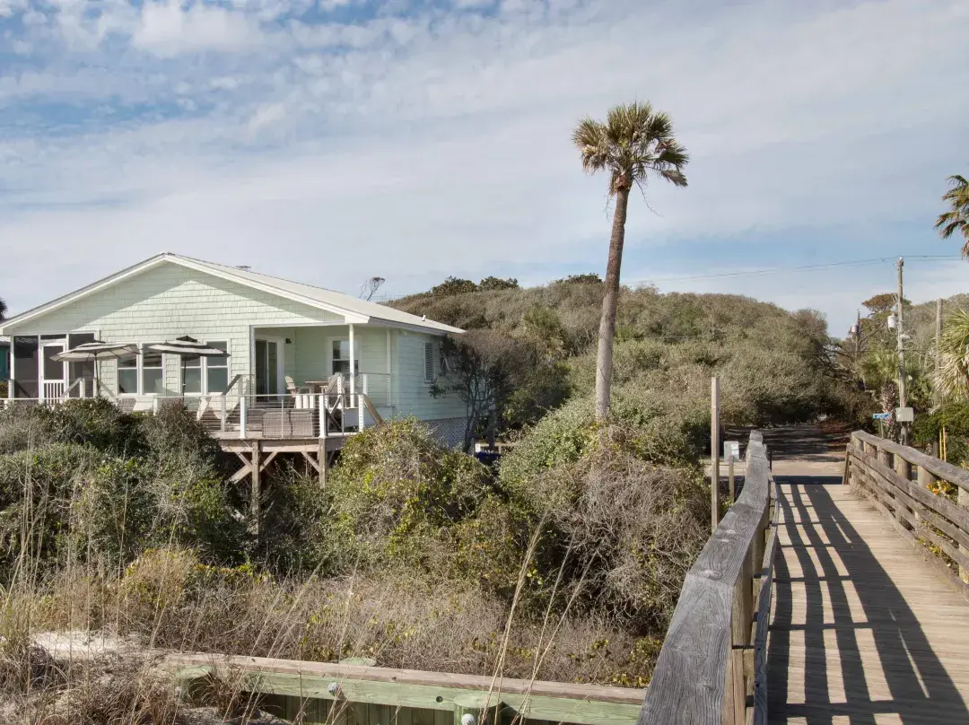 Expansive Deck And Panoramic Ocean Views - Charming Coastal Haven - Folly Beach, SC