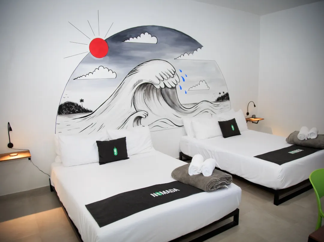 Nomada Beach Hostel- Isla Verde - San Juan, Puerto Rico