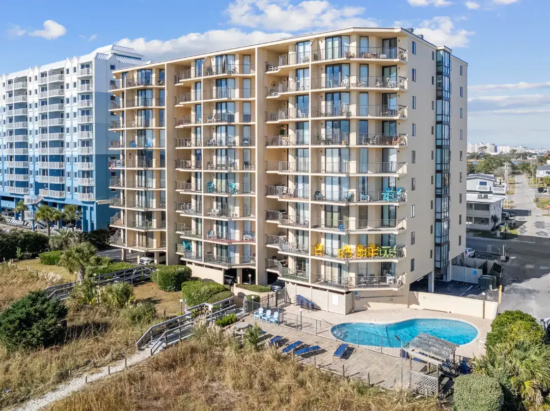 Expansive Balcony And Outdoor Pool - Stunning Coastal Haven - North Myrtle Beach, SC