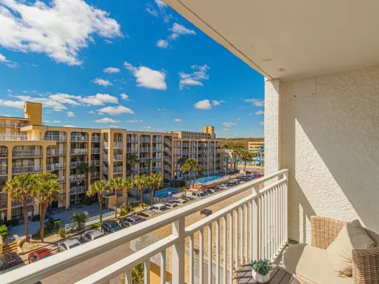 Partial Ocean View And Relaxing Balcony - Beautiful Coastal Retreat - Myrtle Beach