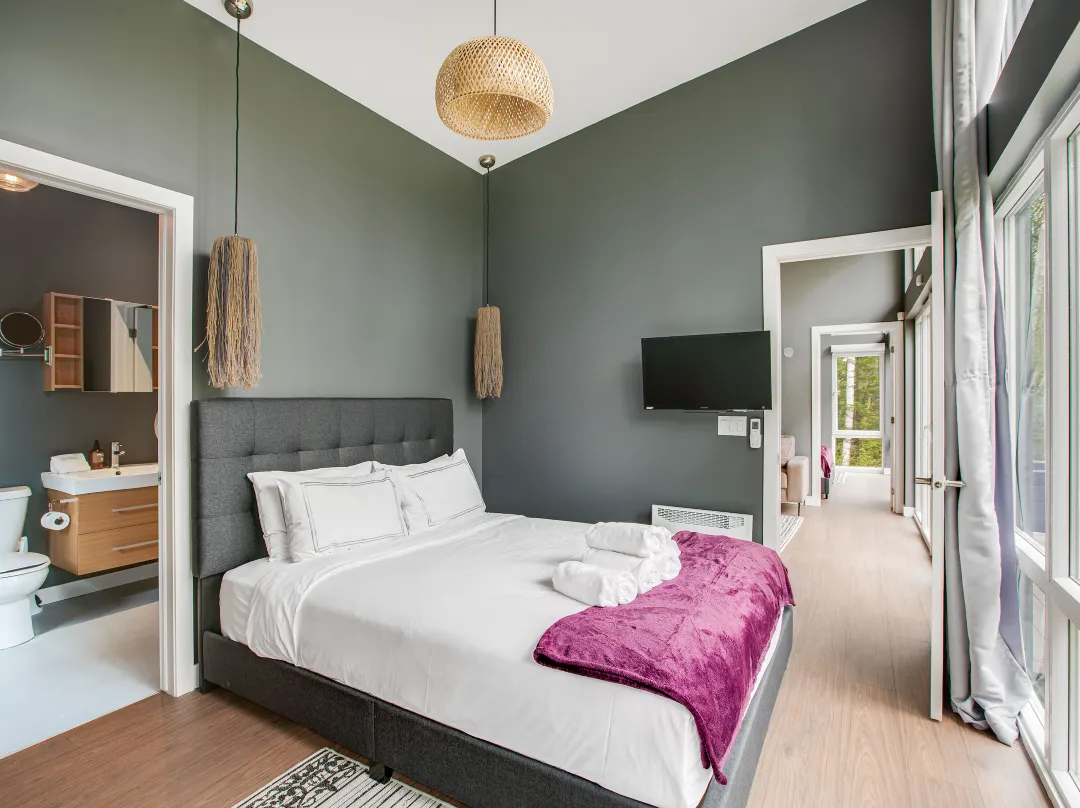 Bel Air Tremblant Alma : 2 Chambres, Jacuzzi Privé - Laurentides