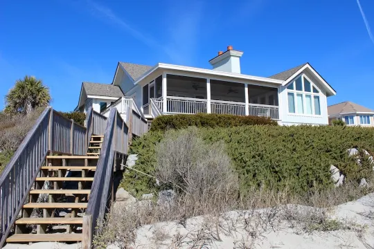Ocean View And Screened Porch - Stunning Coastal Sanctuary - Edisto Beach, SC