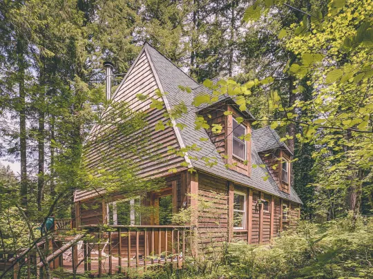 Cozy Hot Tub And Scenic Deck - Charming River Escape - Government Camp, OR