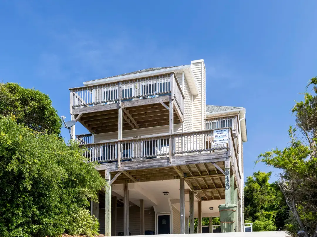 Ocean Views And Covered Parking - Stunning Coastal Retreat - Emerald Isle, NC