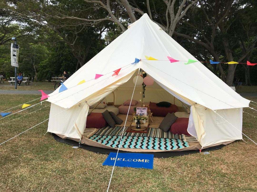 Glamping Kaki Singapore-standard Medium Bell Tent - Changi