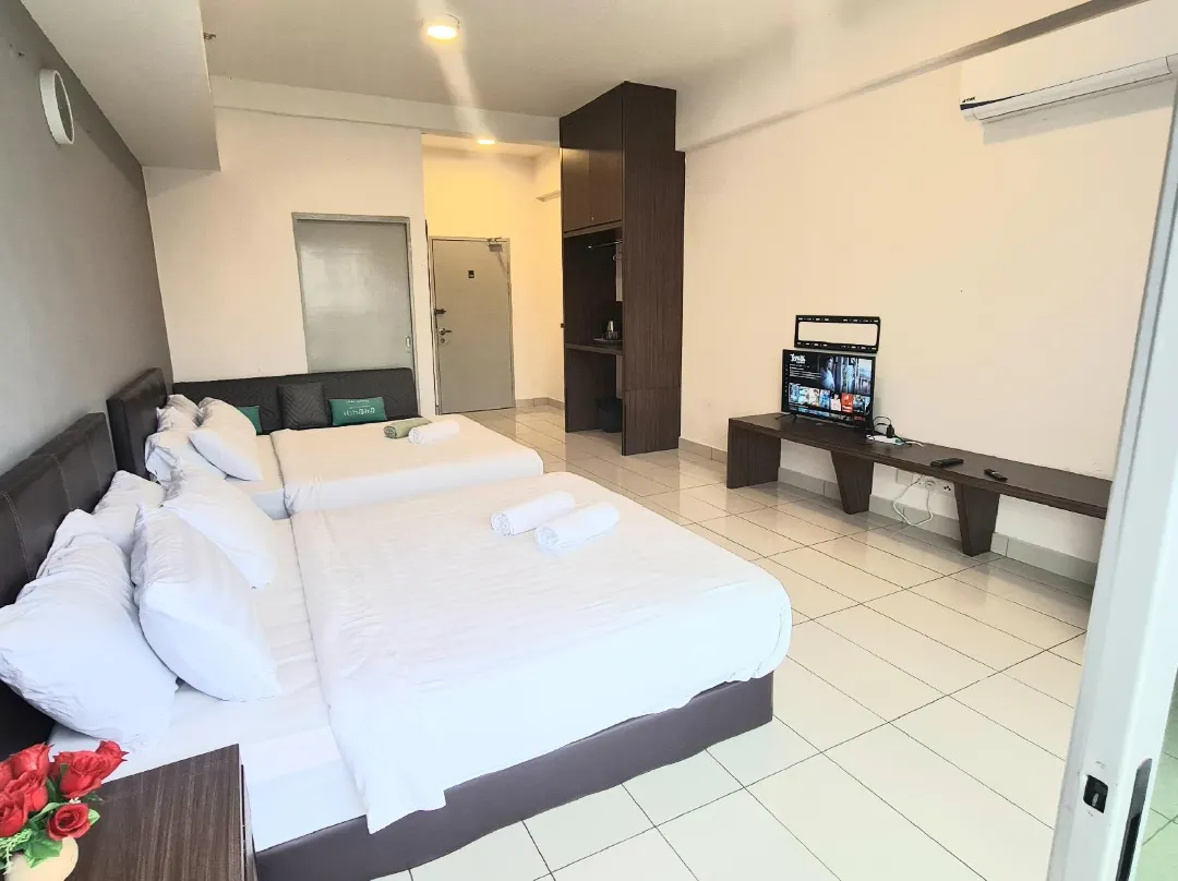 Kk Aeropod [5b]/2 Queen Bed/free Parking/balcony - Tanjong Aru