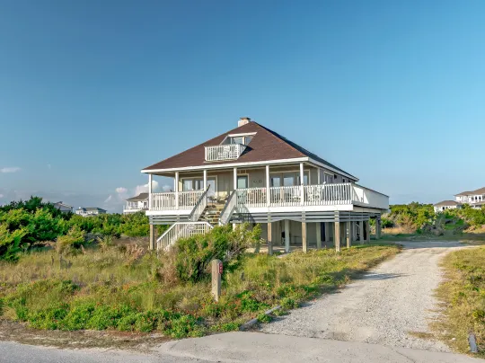 Panoramic Views From The Wrap Around Porch Overlooking South Bald Head - Bald Head Island