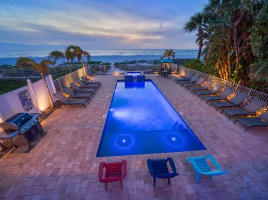 Private Poolside Cabana And Ocean Views - Stunning Coastal Oasis - Indian Rocks Beach, FL