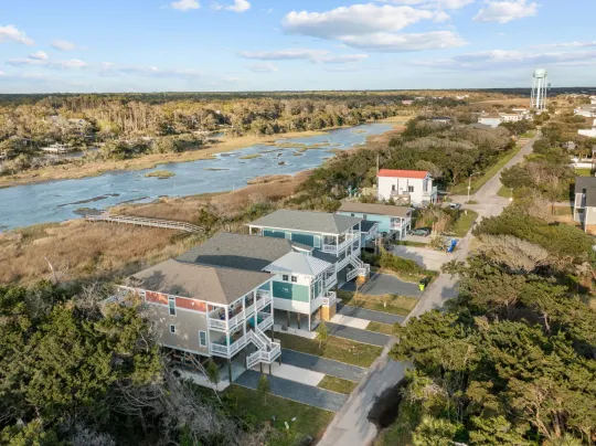 Expansive Marsh Views And Sparkling Pool - Stunning Oasis - Oak Island, NC