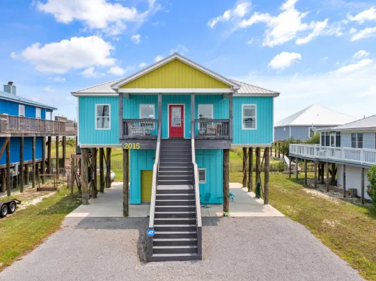 Breathtaking Gulf And Bay Views With Balcony - Stunning Coastal Oasis - Dauphin Island, AL