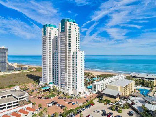 Oceanfront Balcony And Resort Amenities - Elegant Coastal Retreat - South Padre Island