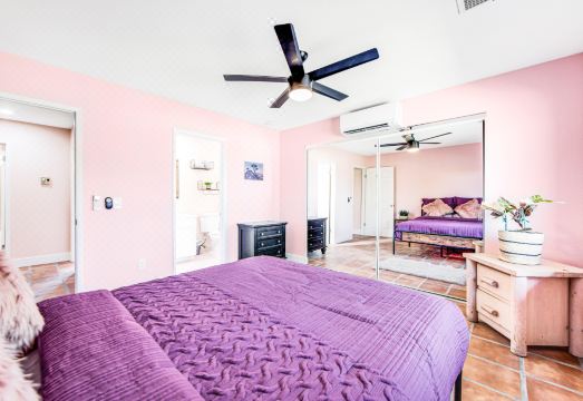 Centrally located dog-friendly desert home with swing set, books ...