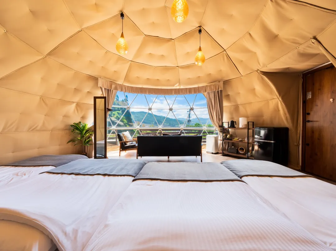 Yufuin Onsen Glamping Kaze No Hibiki - Japan