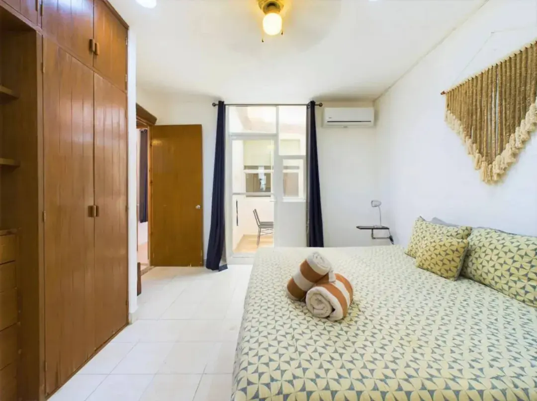 Elegante Refugio De 2 Habitaciones Con Patio Privado - Cozumel