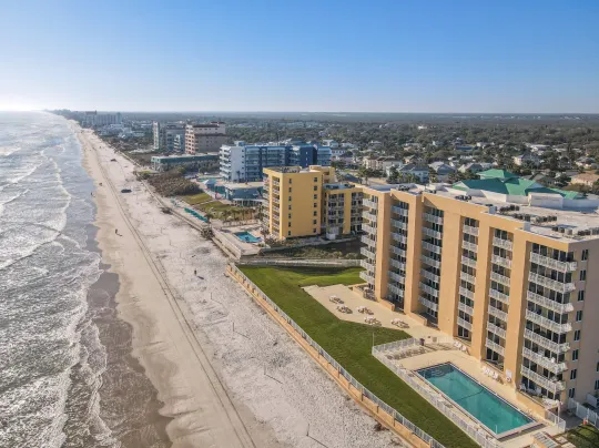 Oceanfront Balcony And Resort Amenities - Luxurious Beach Haven - New Smyrna Beach, FL