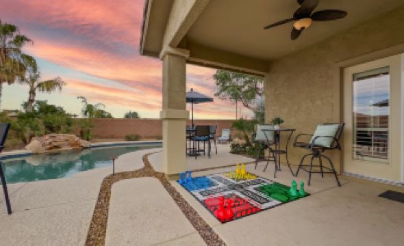Heated Pool, Fire Pit and Spacious Backyard Retreat - Modern Oasis ...