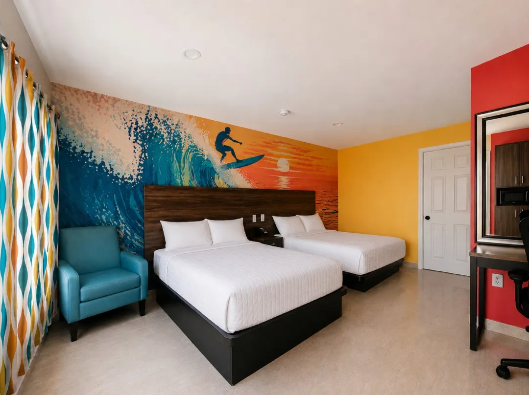 The Blu - Room 01 - Surfin Usa - Mexico Beach, FL