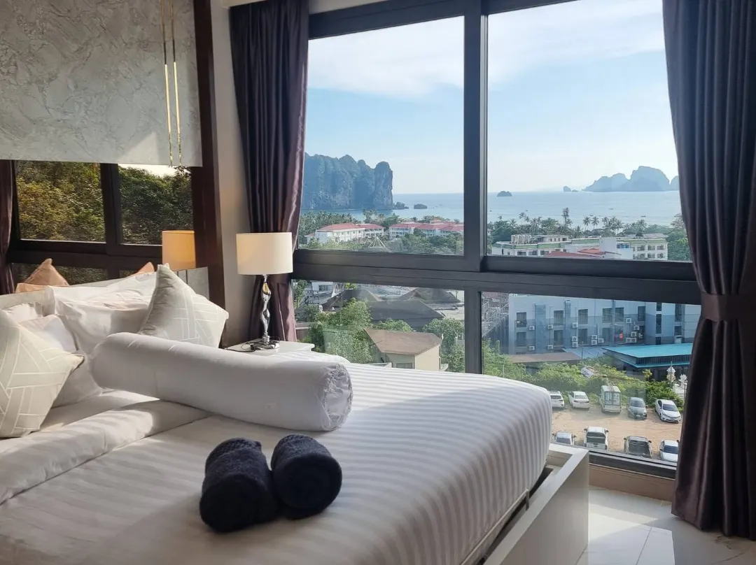 Bo403 - Seaview 1 Bedroom 2 Beds And Big Balcony 300m Walk To Ao Nang Beach - Ao Nang