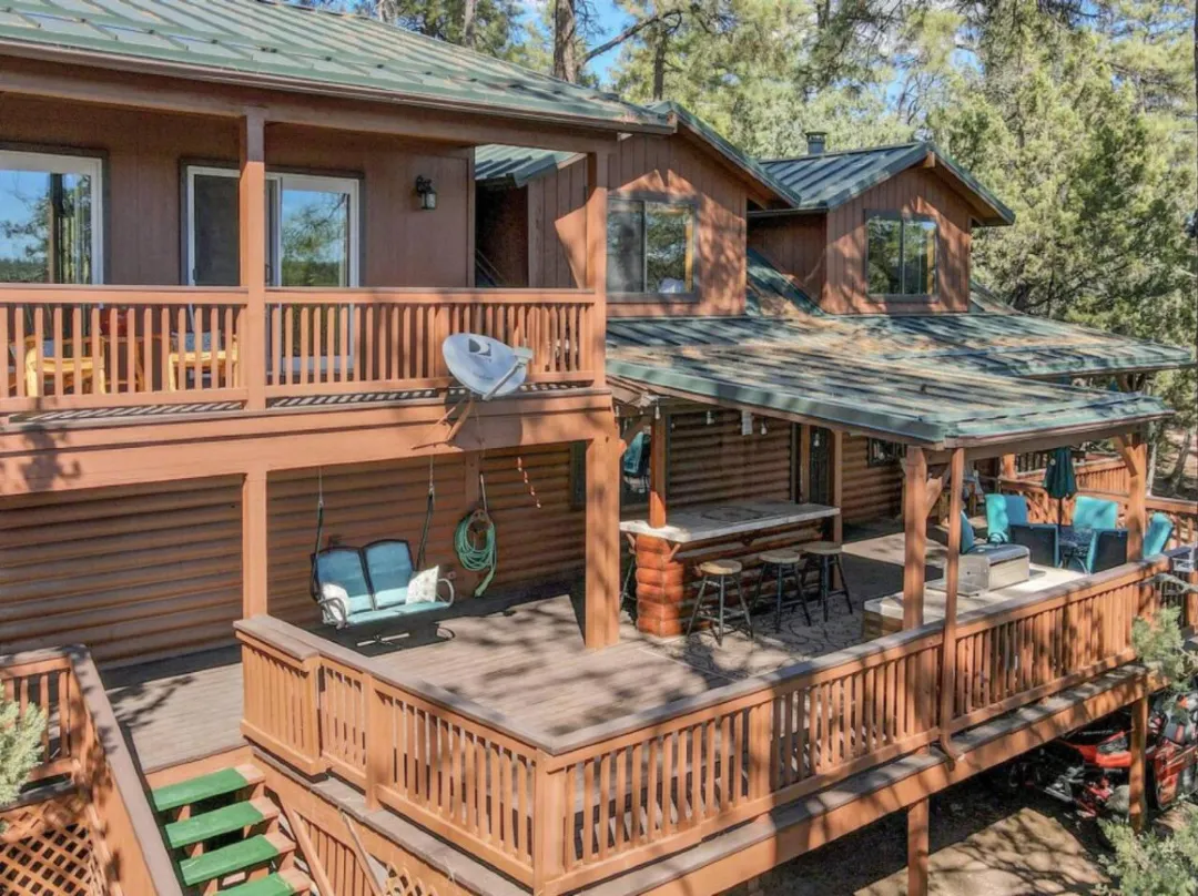 Spacious Deck And Game Room - Charming Mountain Hideaway - Strawberry, AZ