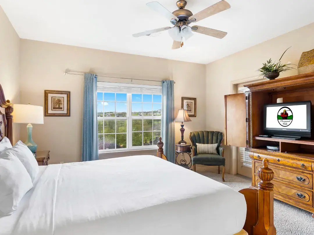 Covered Balcony With Pool View And Modern Amenities - Charming Golf Condo - Branson, MO