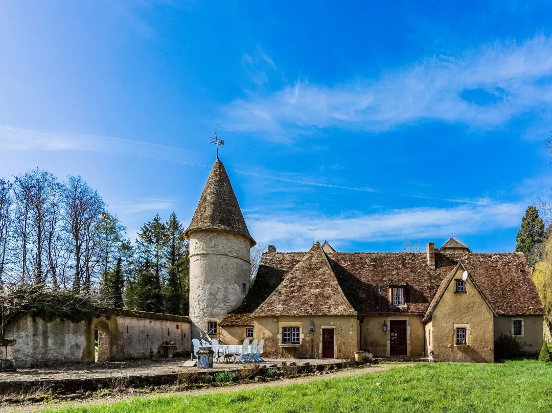 Beautiful Castle In Le Veurdre With Private Pool - Allier