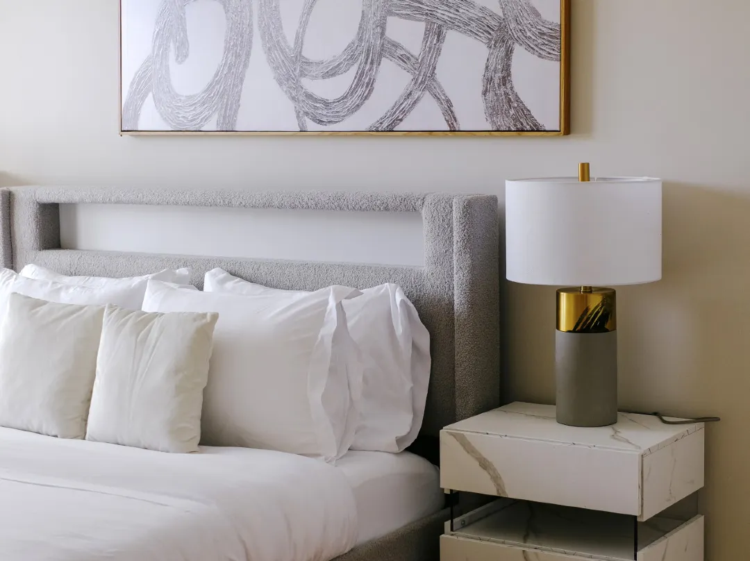 Projector, Workspace And Modern Comforts - Stylish Haven - Evanston, IL