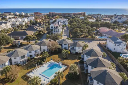 Pool Front Patio And Unique Architecture - Gorgeous Modern Sanctuary - Miramar Beach, FL