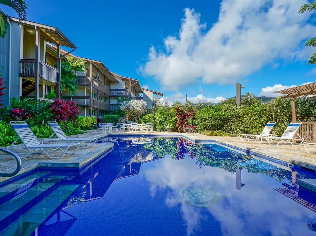 Large Private Lanai And Shared Pool Area - Spectacular Oceanfront Escape - Kauai, HI