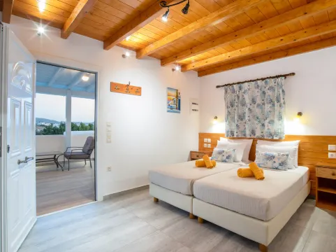 Third Floor With Sea View Double Or Twin Room With Private Terrace - Paros