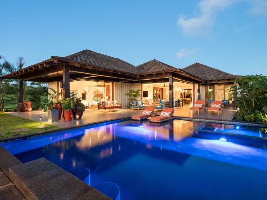 Spectacular Golf Course Views And Swimming Pool - Exquisite Family Retreat - Kauai, HI