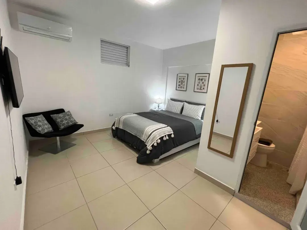 Estilo Moderno 1 Habitación Cerca De Las Playas Con Aparcamiento Gratuito - San Juan