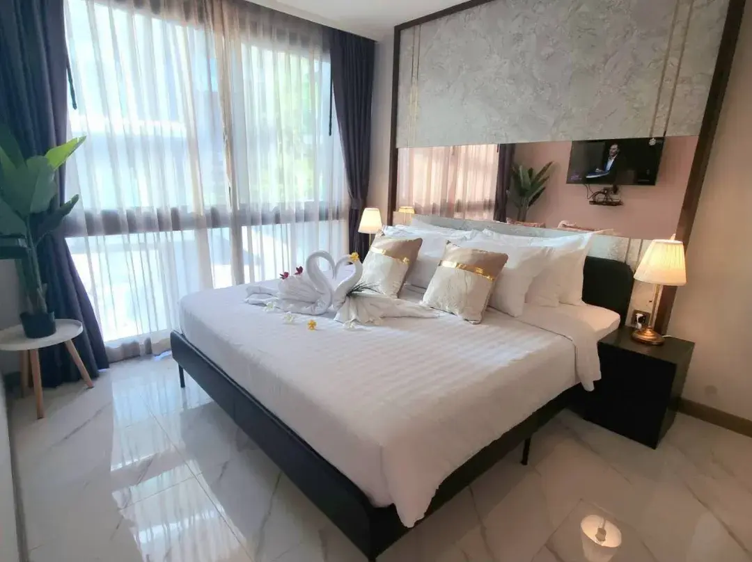 B404 - 1 Bedroom Serviced Apartment Pool View Near Ao Nang Beach With Bathtub - Krabi