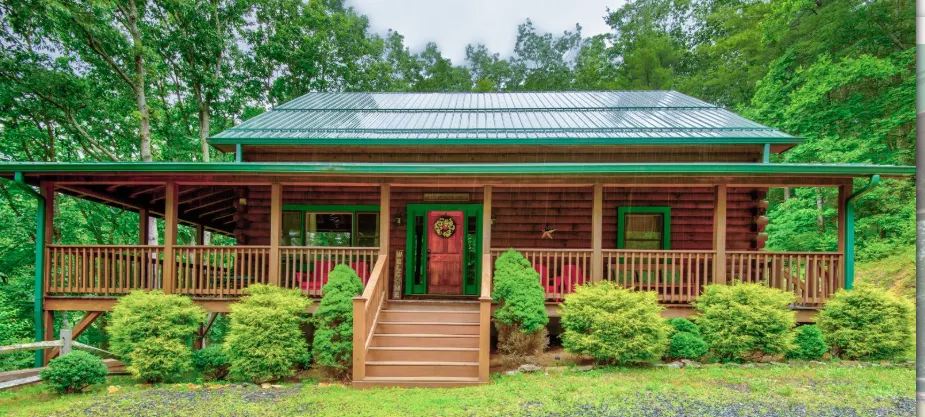 Hot Tub, Game Room, Outdoor Fireplace And Seclusion - Cozy Rustic Retreat - West Jefferson, NC