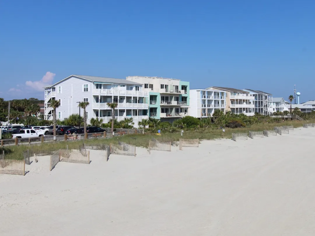 Beachfront Oasis With Shared Balcony - Elegant Coastal Retreat - Folly Beach, SC