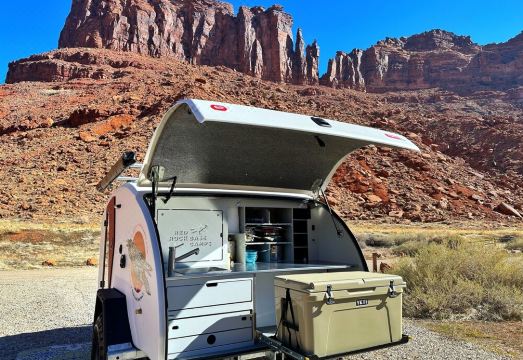 Red Rock Base Camps Teardrop Trailer #4. Take your hotel room outside ...
