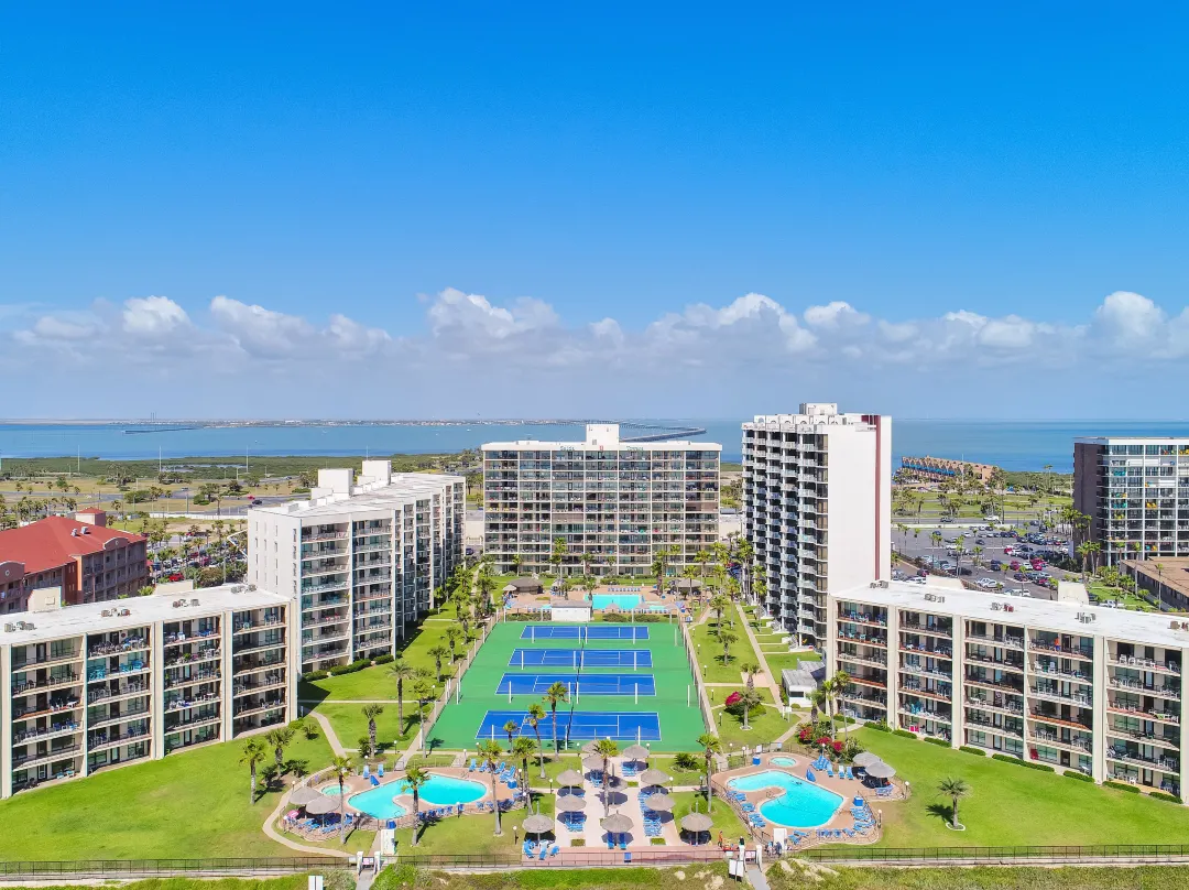 Resort Pools, Tennis Courts And Tropical Grounds - Charming Coastal Haven - South Padre Island, TX