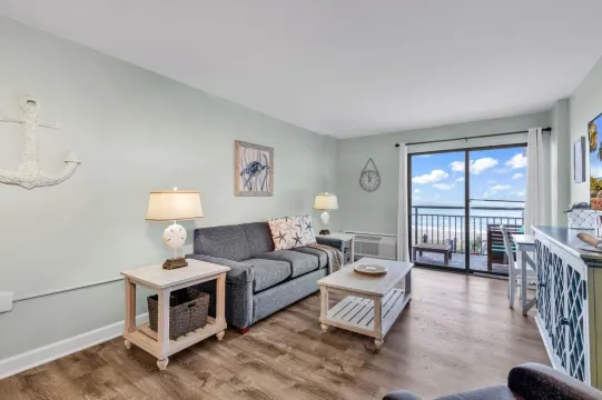 Spacious Living Area And Stunning Beach Views - Cozy Coastal Retreat - Myrtle Beach, SC