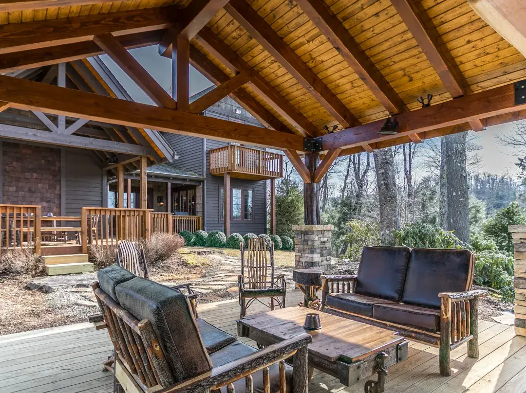 Game Room, Outdoor Fireplaces And Pavilion - Stunning Mountain Oasis - Sugar Mountain, NC