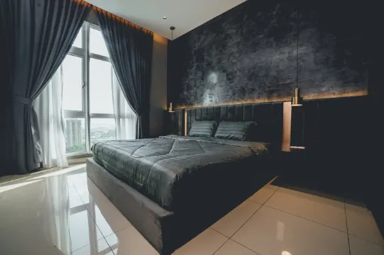 Twin Galaxy Jet Black 3br6pax Balcony Nr Ksl - Johor Bahru
