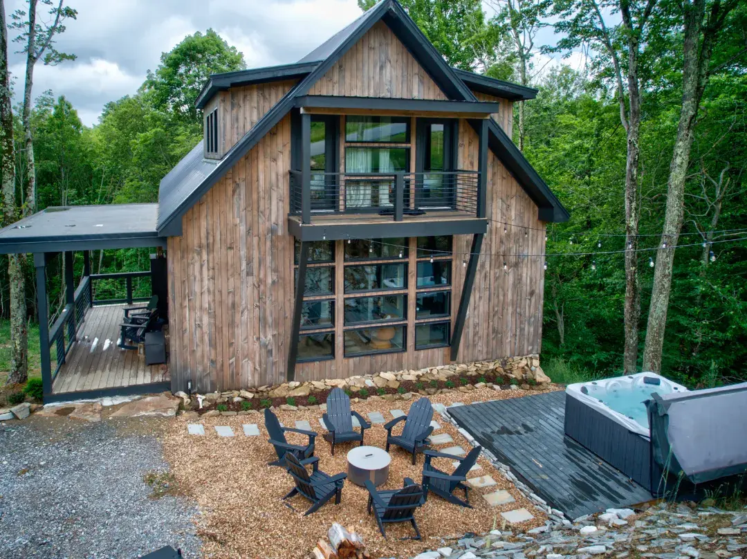 Hot Tub And Outdoor Fireplace - Stunning Mountain Sanctuary - Banner Elk, NC